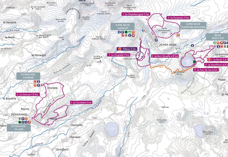 Le Mont Dore Piste Map | Ski Maps & Resort Info | PistePro