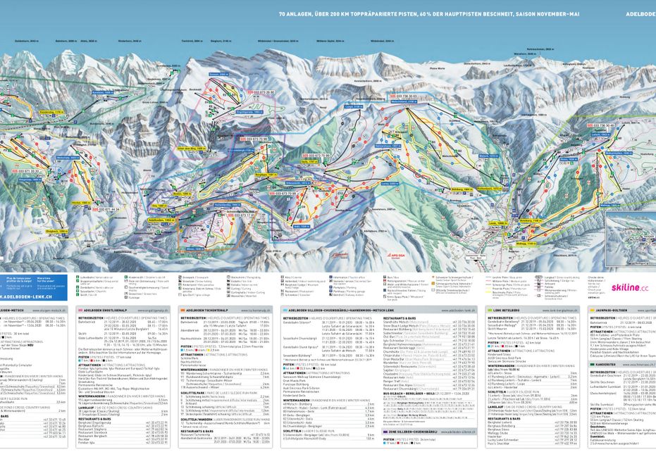 Lenk im Simmental Piste Map | Ski Maps & Resort Info | PistePro