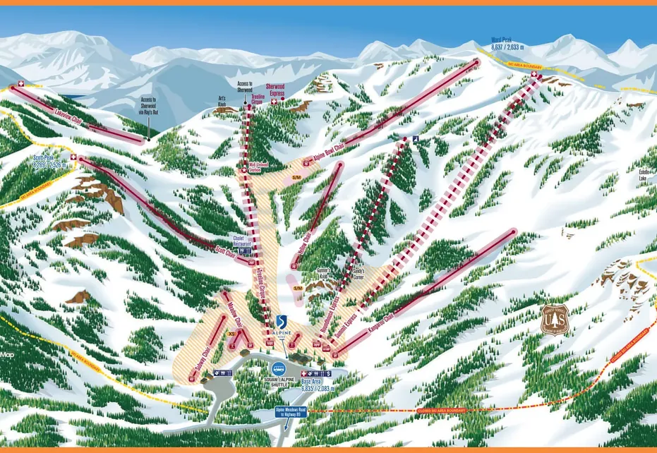 Palisades Tahoe Ski Map | Resort Info & Videos | PistePro
