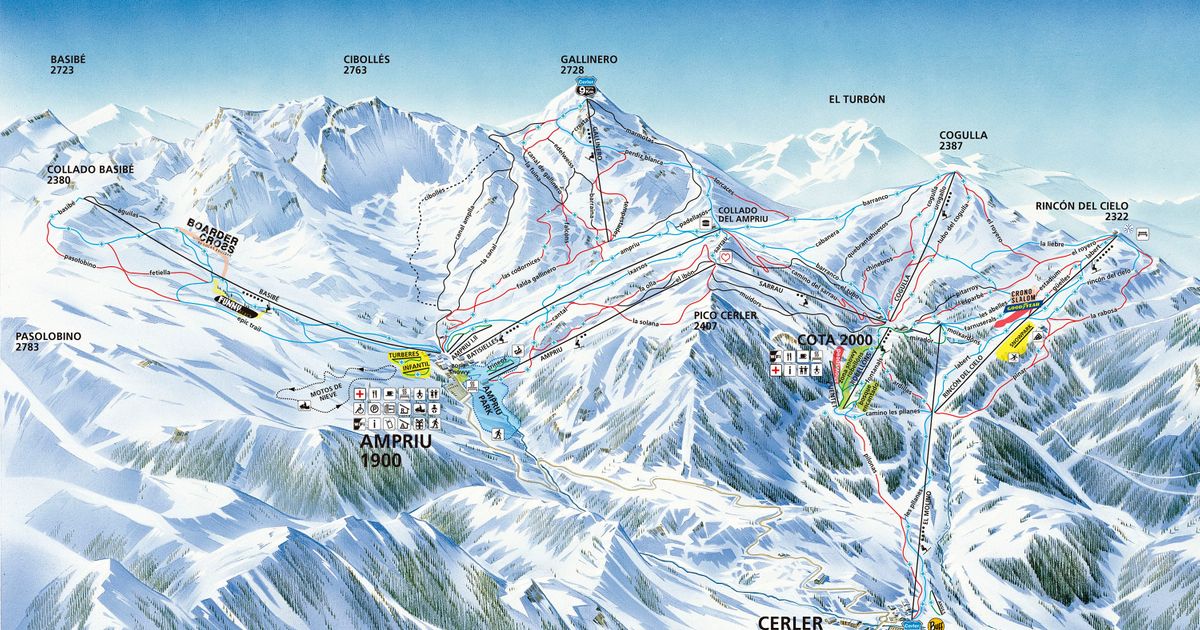 Cerler Piste Map | Ski Maps & Resort Info | PistePro