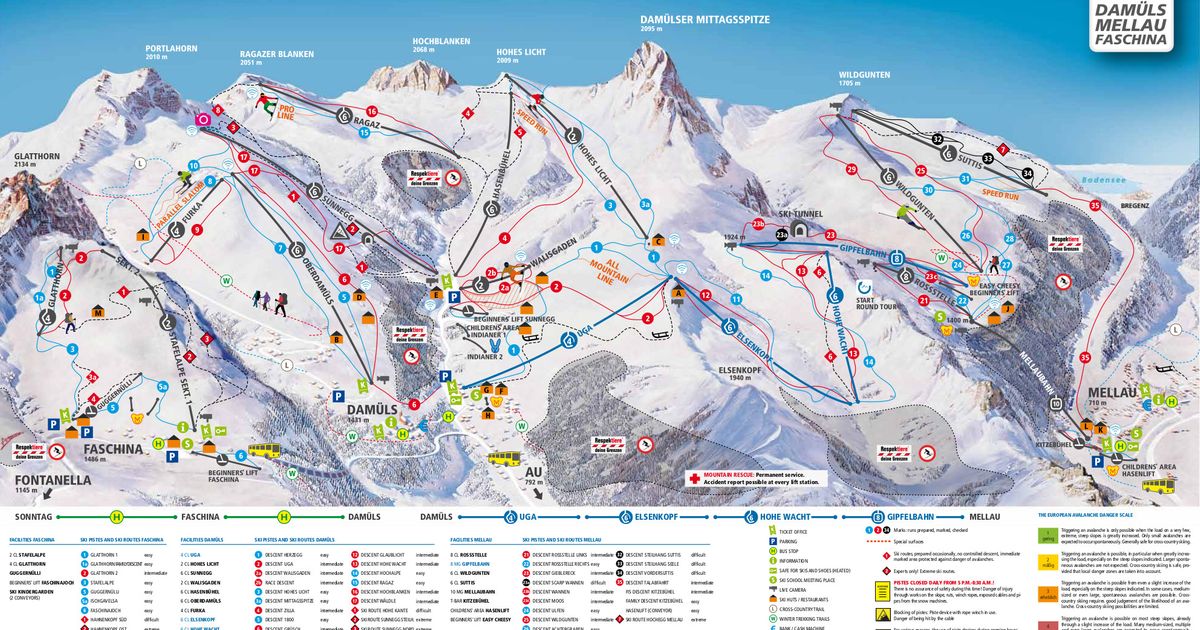 Faschina Piste Map | Ski Maps & Resort Info | PistePro