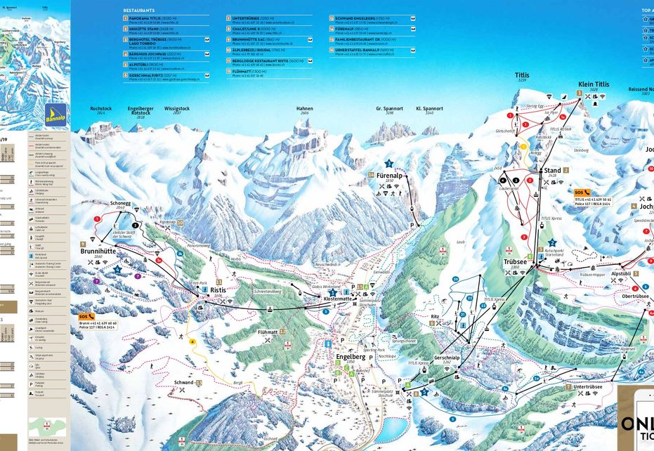 Engelberg Piste Map | Ski Maps & Resort Info | PistePro