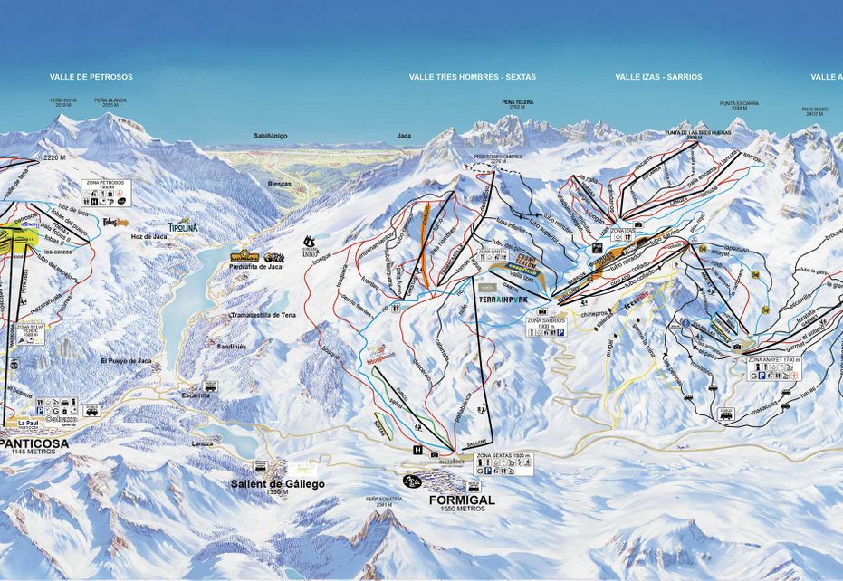 Fórmigal Piste Map | Ski Maps & Resort Info | PistePro