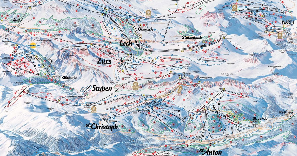 Zürs am Arlberg Piste Map | Ski Maps & Resort Info | PistePro Zürs am Arlberg Piste Map | Ski Maps & Resort Info | PistePro