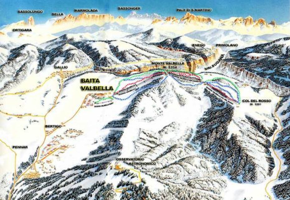 Asiago Piste Map | Ski Maps & Resort Info | PistePro