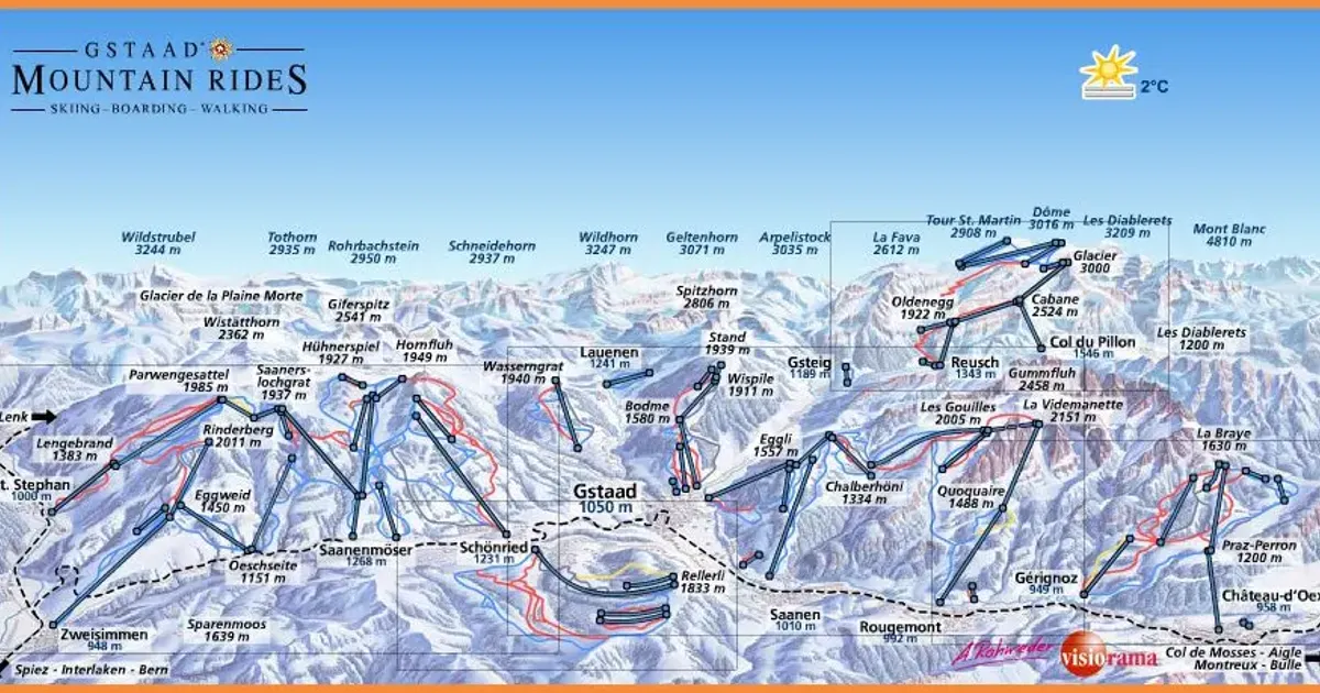 Gstaad Piste Map | Ski Maps & Resort Info | PistePro