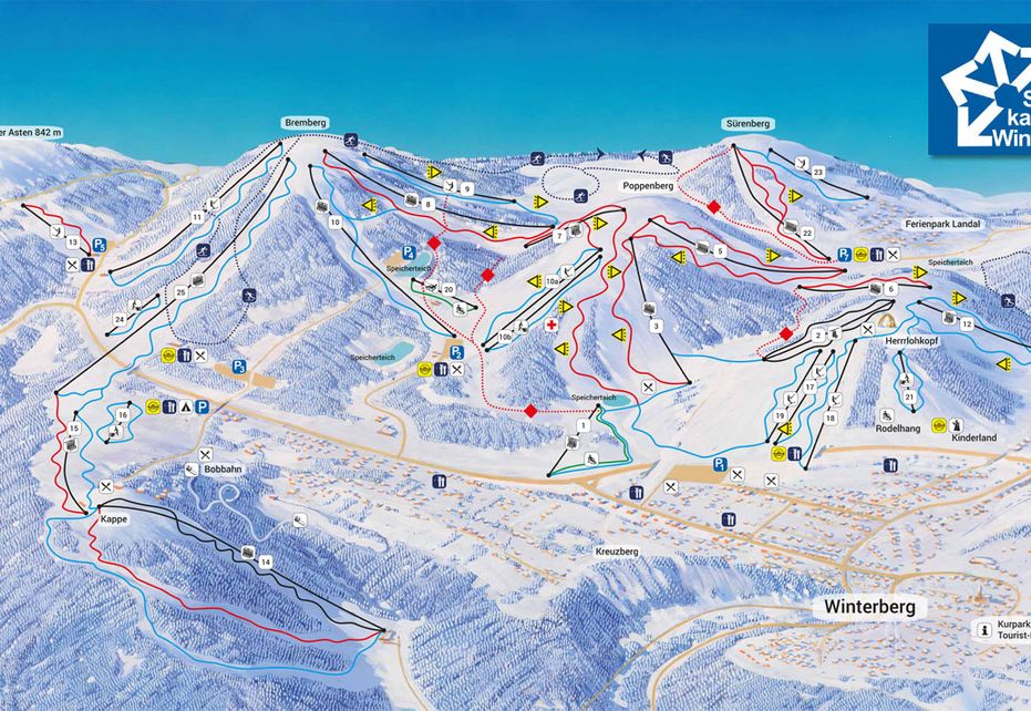 Winterberg Piste Map | Ski Maps & Resort Info | PistePro