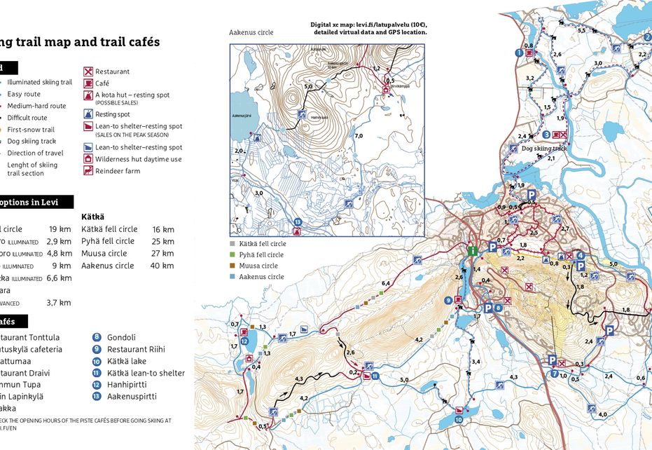 Levi Piste Map | Ski Maps & Resort Info | PistePro