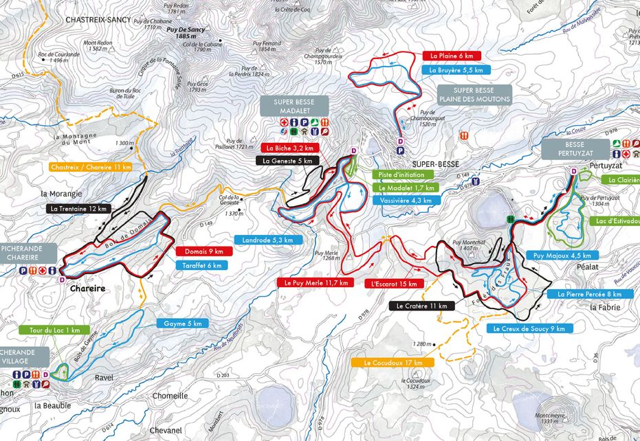 Besse Super Besse Piste Map | Ski Maps & Resort Info | PistePro