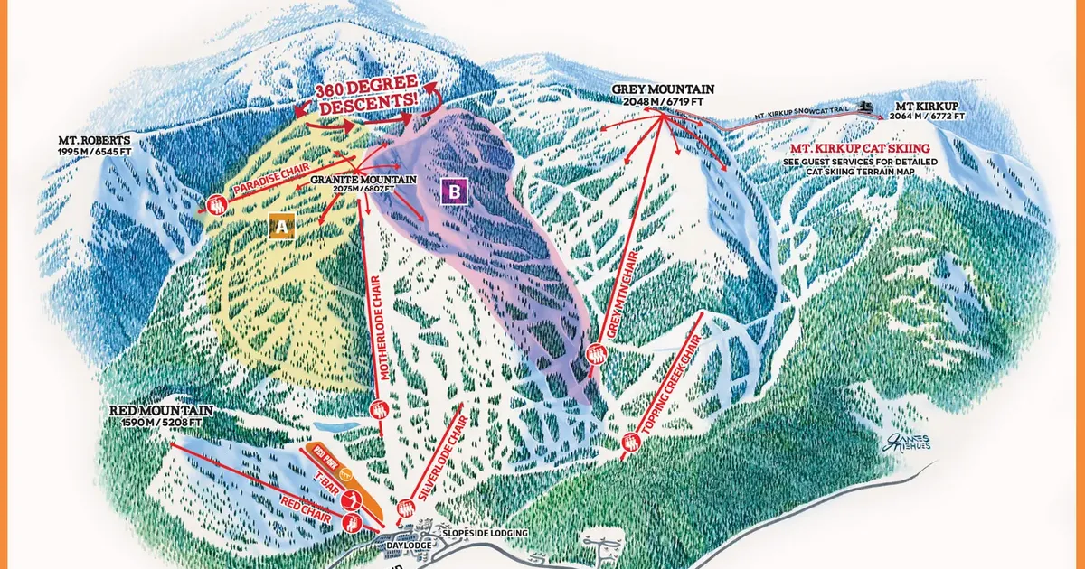 Red mountain ski resort store
