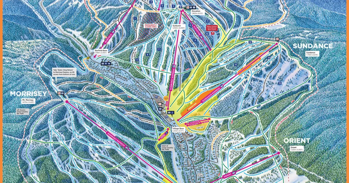 Sun Peaks Ski Map | Resort Info & Videos | PistePro